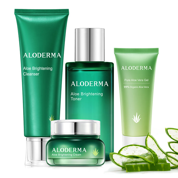 Essential Aloe Brightening Set - ALODERMA