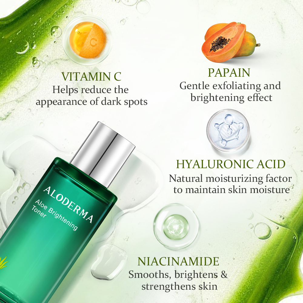Aloe Brightening Toner - ALODERMA