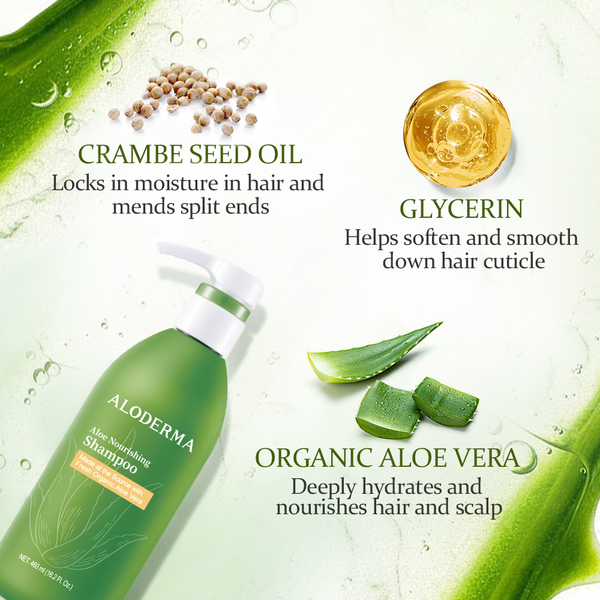 Aloe Nourishing Shampoo - ALODERMA