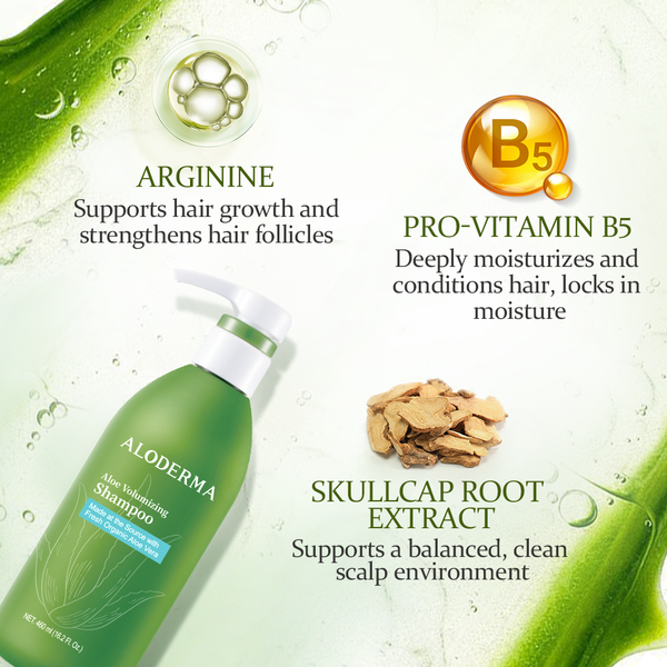 Aloe Volumizing Shampoo - ALODERMA