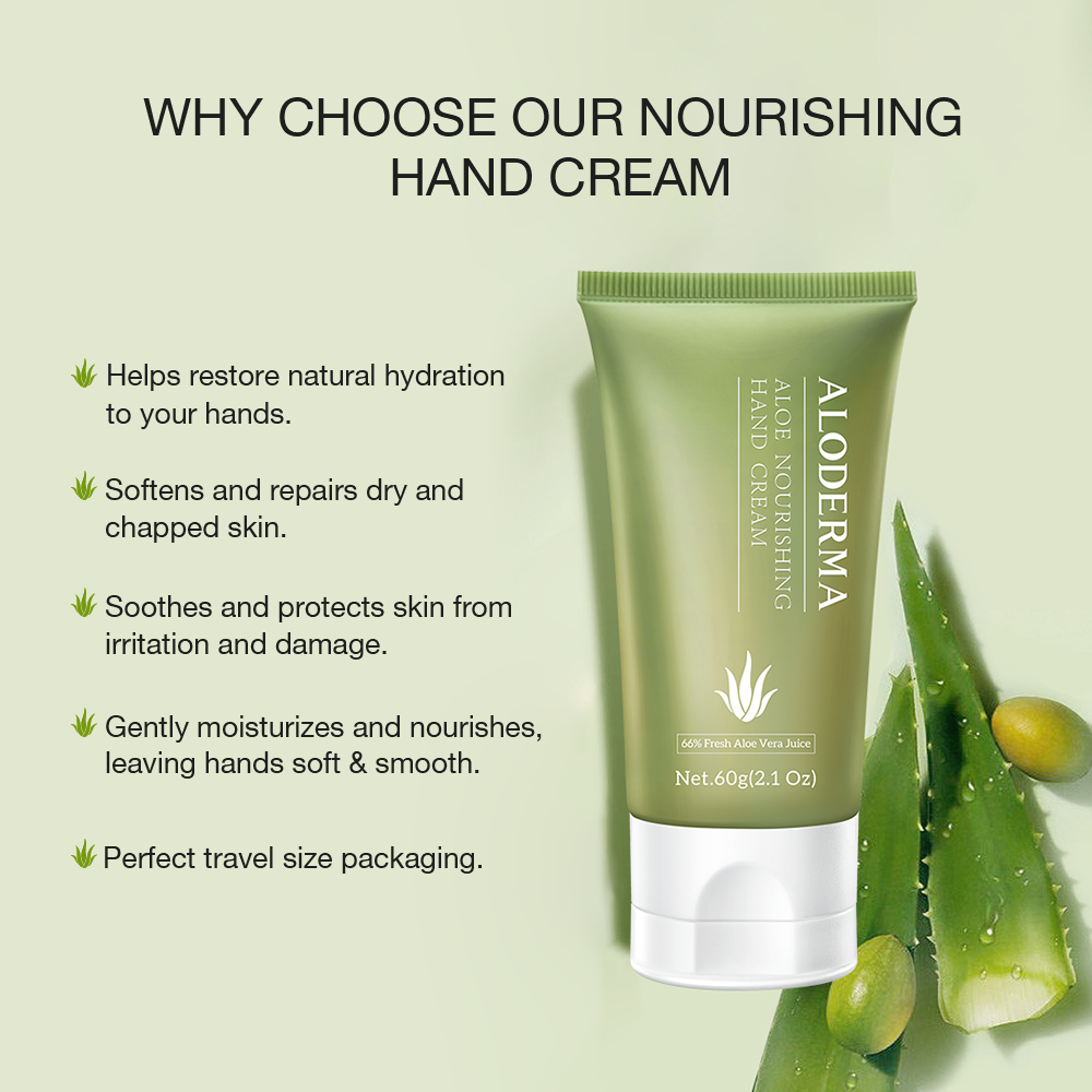 Aloe Nourishing Hand Cream - ALODERMA