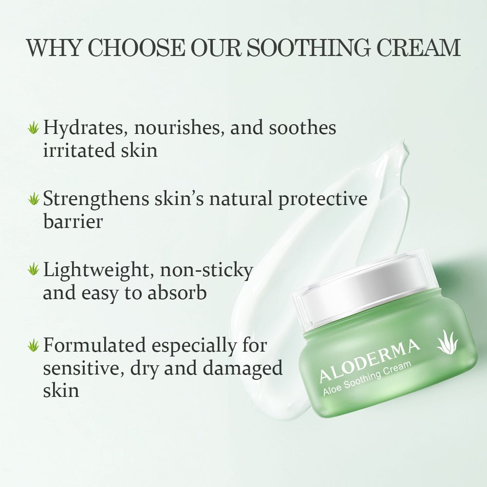 Aloe Soothing & Moisturizing Cream - ALODERMA